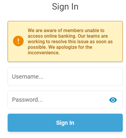 *RESOLVED* Online Banking Alert – CU*SOUTH Client Support Center