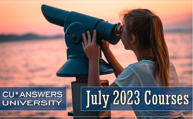 Take a Look at the CU*Answers University Courses for July! – CU*SOUTH ...