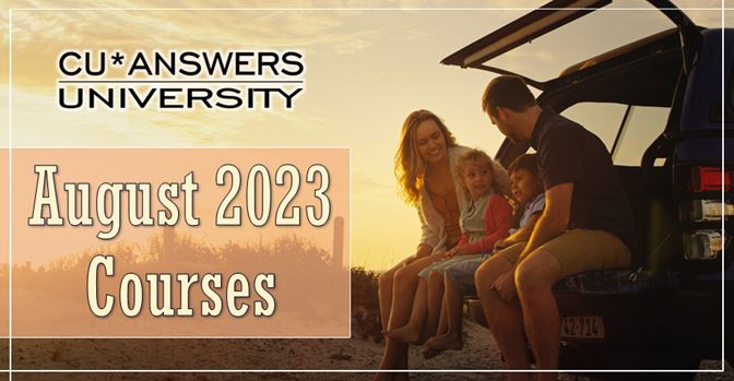 Take a Look at the CU*Answers University Courses for August! – CU*SOUTH ...