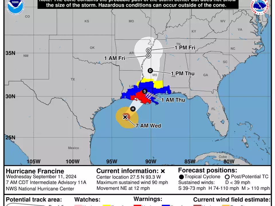Hurricane Francine – CU*SOUTH Client Support Center