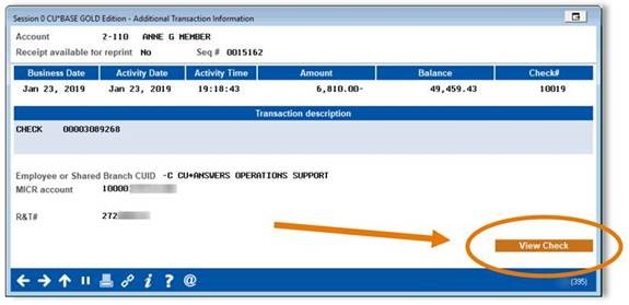 Are You Using This New Feature? Check Images from CU*BASE Inquiry – CU ...