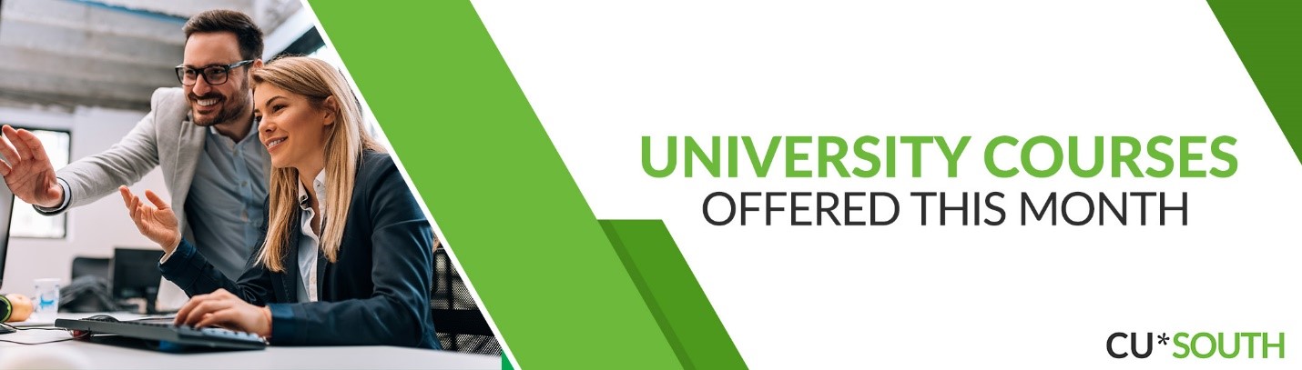 Take a Look at the University Courses for May! – CU*SOUTH Client ...